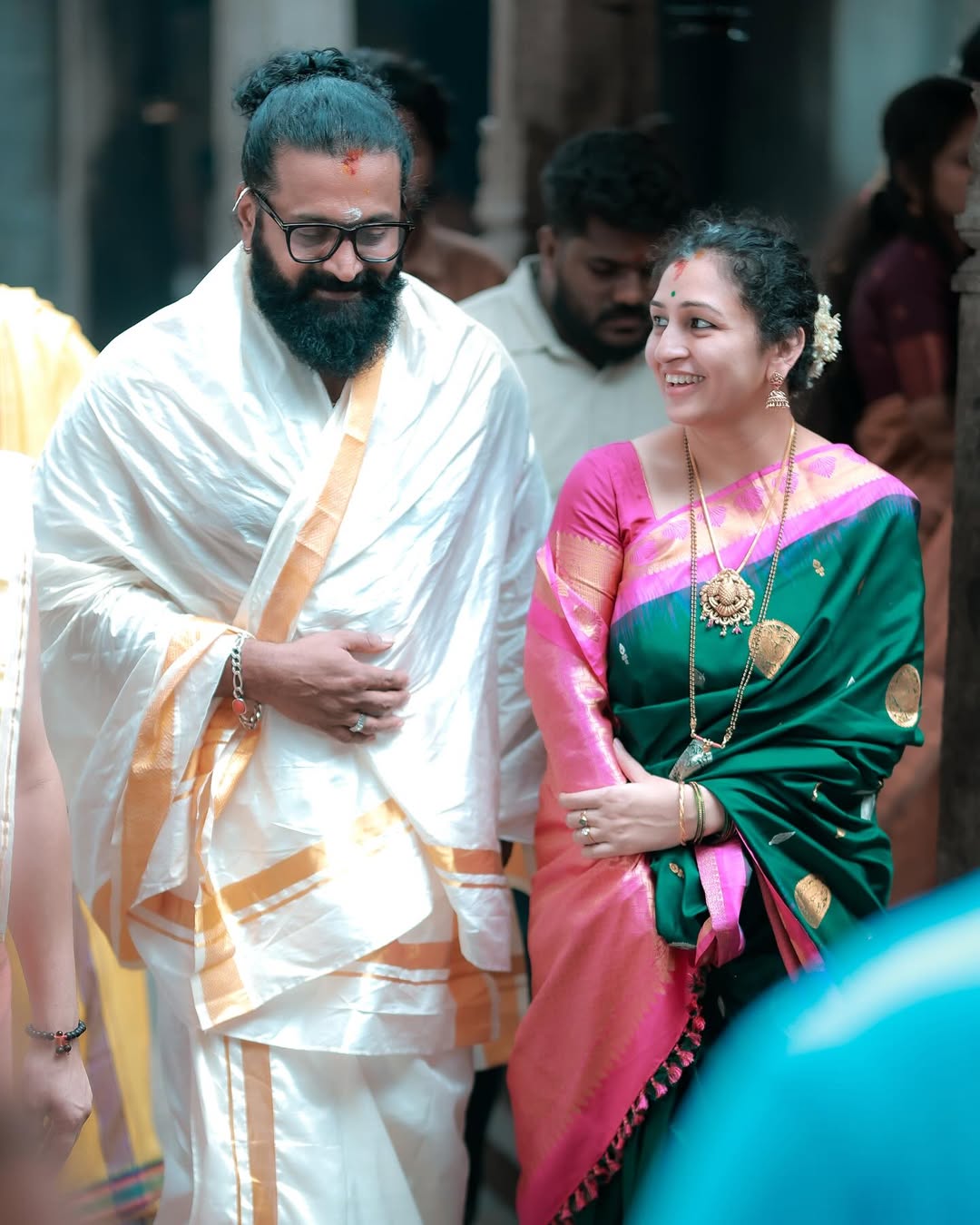 Rishab Shetty Wife Pragathi Shetty Biography: Age, Career, Family, Kids, Occupation, and Net ...